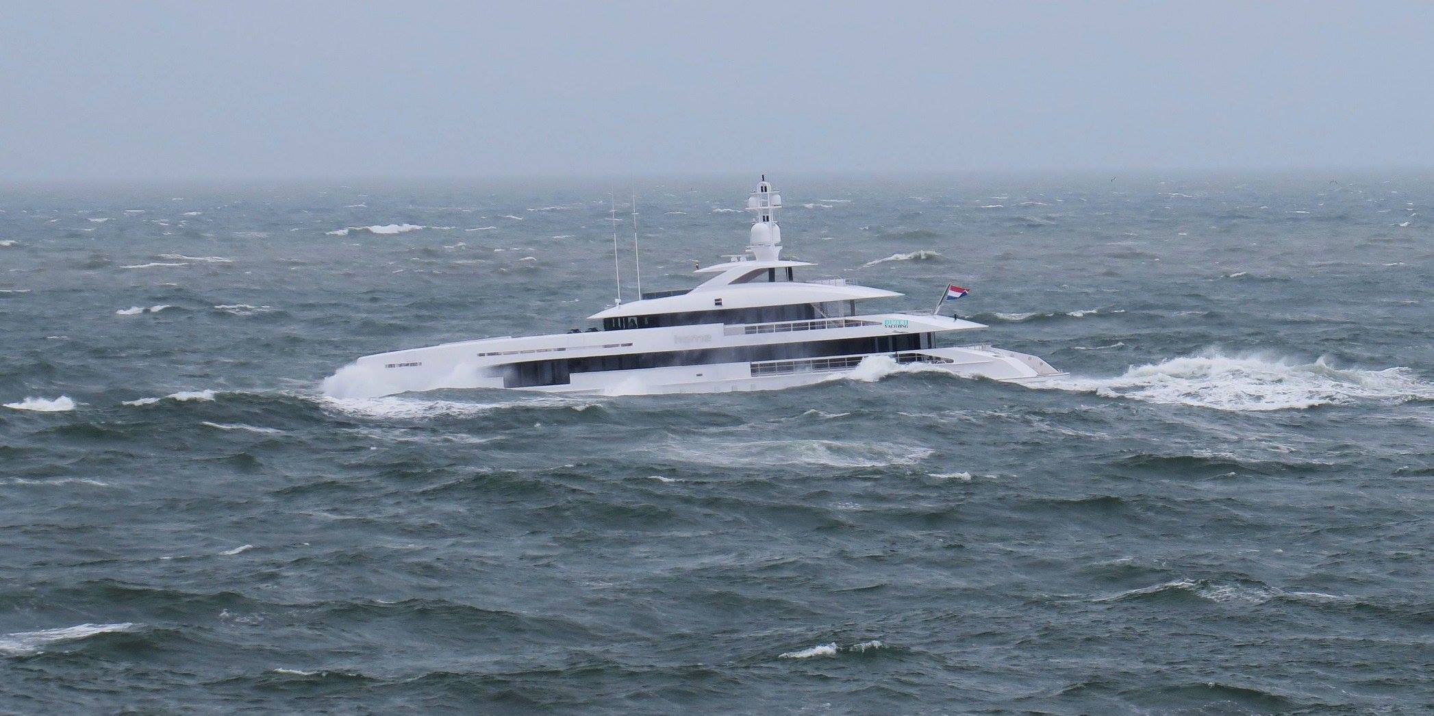 Impressive Video Of Superyacht HOME In A Storm Yacht Charter