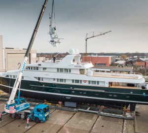 Outstanding 62m Feadship Motor Yacht POSITIVE CARRY underway — Yacht ...