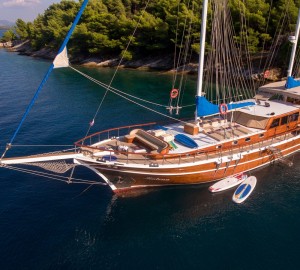 Charter sailing yacht ZanZiba, a modern gulet with classic charm, in ...