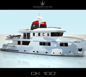 Yacht OCEAN KING 100, a Cantieri Navali Chioggia Superyacht ...