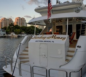 SUNDAY MONEY Yacht Charter Details, Hatteras | CHARTERWORLD Luxury ...