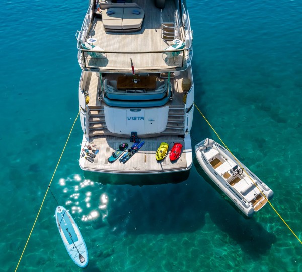 VISTA Yacht Charter Details, Princess | CHARTERWORLD Luxury Superyachts