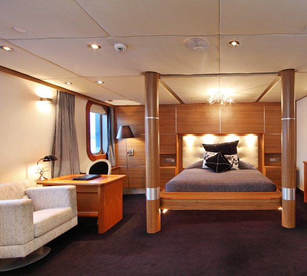 Cabin Image Gallery - Double Guest Cabin - Guest Cabin – Luxury Yacht ...