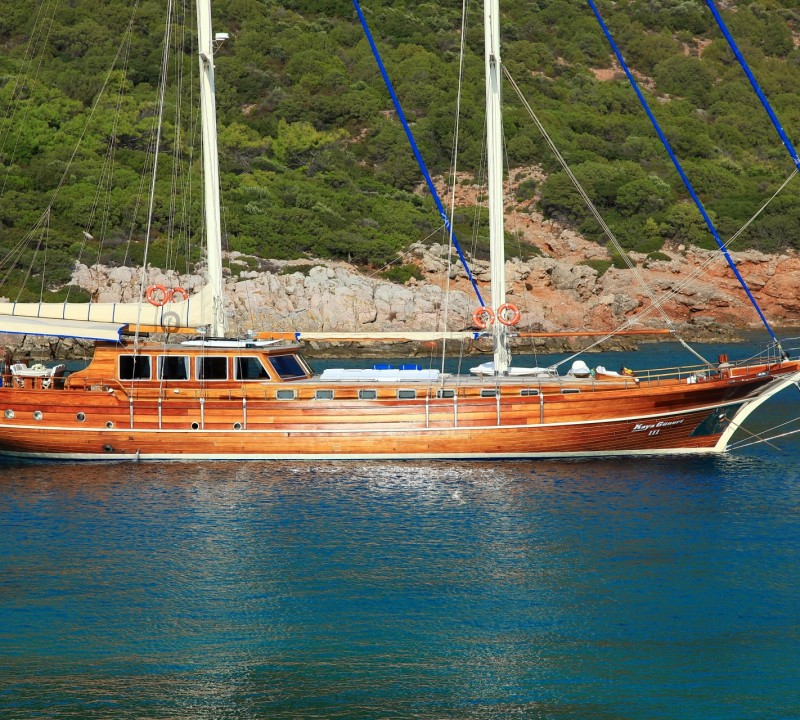 KAYA GUNERI III Yacht Charter Details, Bodrum sailing gullet ...