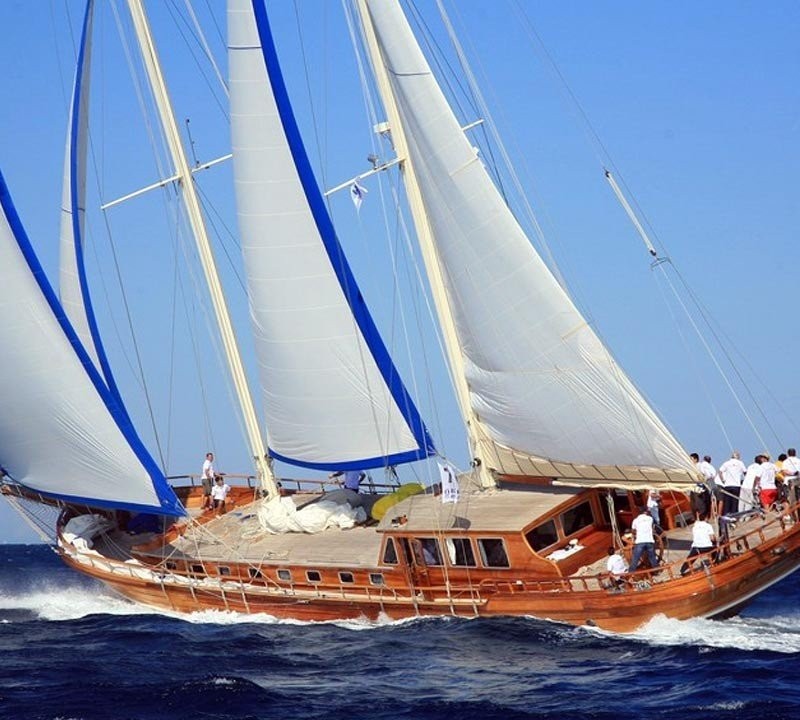 KAYA GUNERI III Yacht Charter Details, Bodrum sailing gullet ...