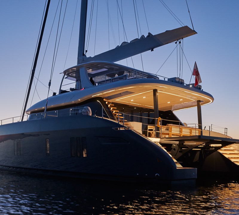 BLUE GRYPHON Yacht Charter Details, Prout | CHARTERWORLD Luxury Superyachts