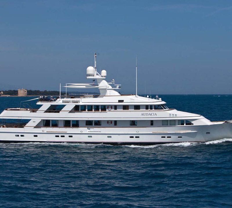 Outstanding 62m Feadship Motor Yacht POSITIVE CARRY underway — Yacht ...