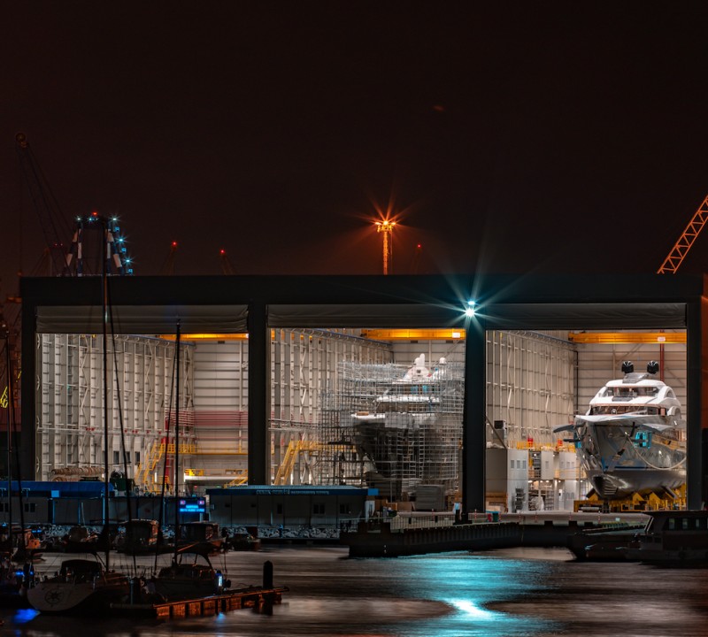 Motor yacht Bilgin 147 under construction at Bilgin Yachts — Yacht ...