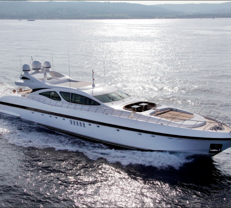 African Cat Yacht Charter Details, Mangusta Overmarine | CHARTERWORLD ...