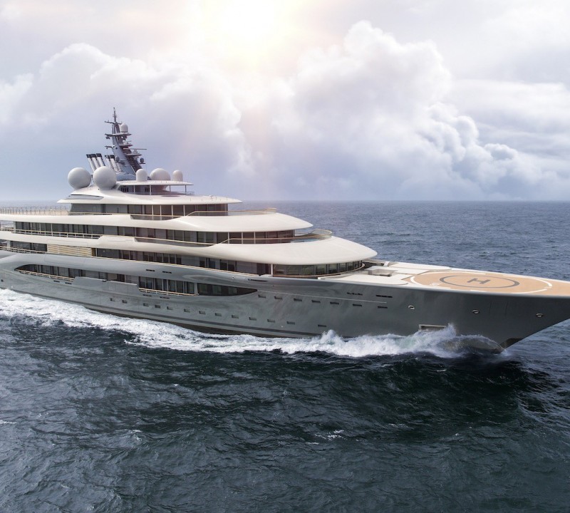 Exclusive Video and Photos: Highly Secretive 130m+ Lurssen Mega Yacht ...