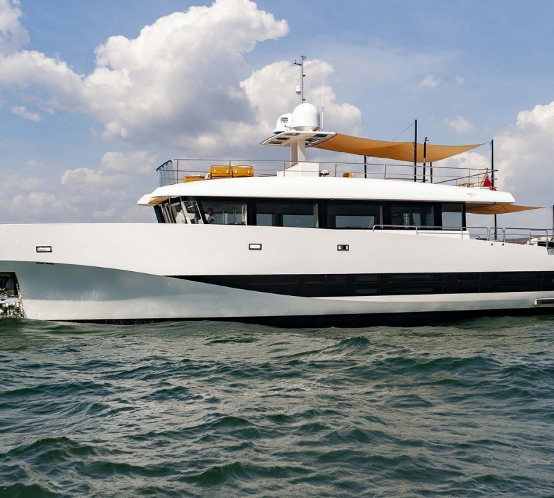 50ft Rupert RIB yacht as a tender to the 100ft Wally superyacht INDIO ...