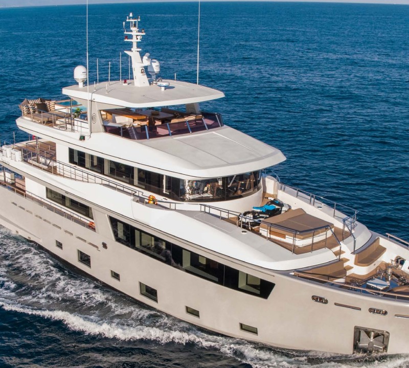 First images of the Darwin Class 86 expedition yacht PERCHERON by CdM ...