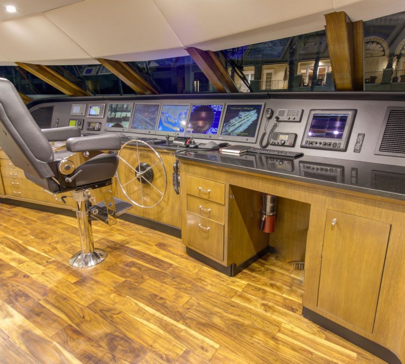 Wheelhouse Image Gallery - Motor yacht MARHABA - Wheelhouse - Sail ...