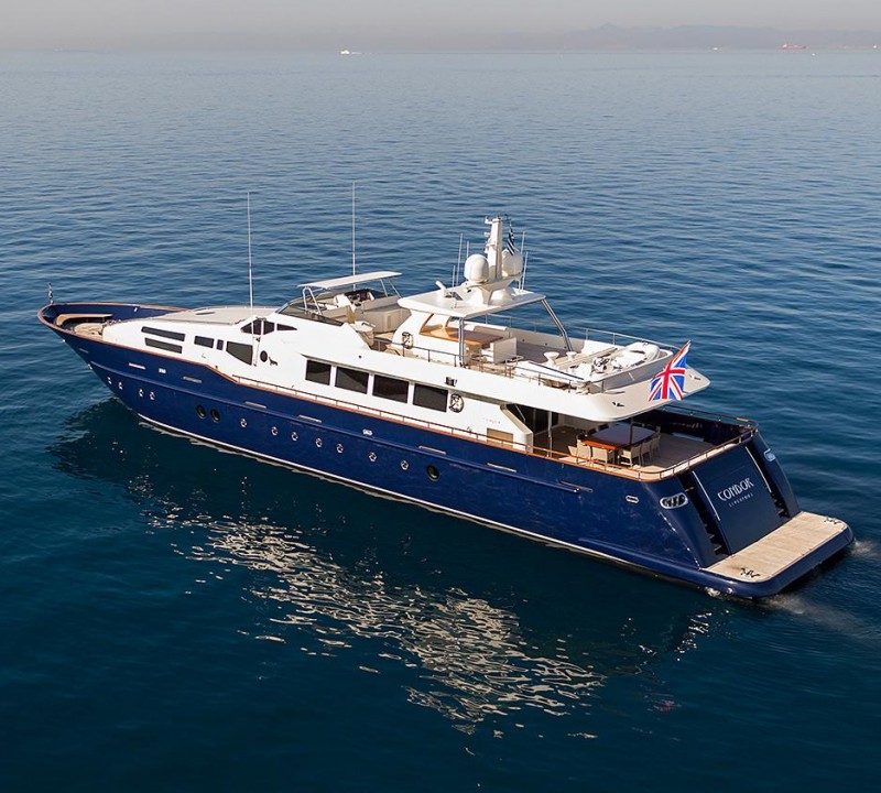 CONDOR A Yacht Charter Details, Tecnomar | CHARTERWORLD Luxury Superyachts