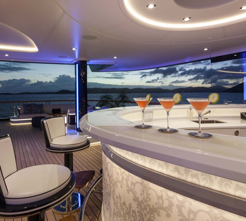 Bar Image Gallery - Luxury Cruise Yacht SEA DREAM Bar - External Drinks ...