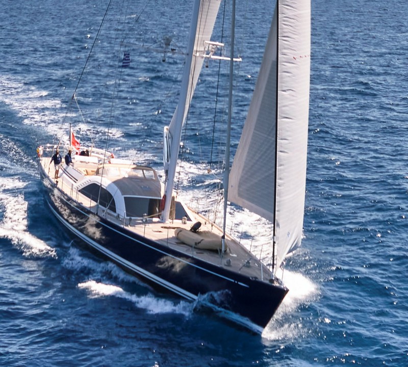 CHRISTIANNE B Yacht Charter Details, Perini Navi sailing yacht ...