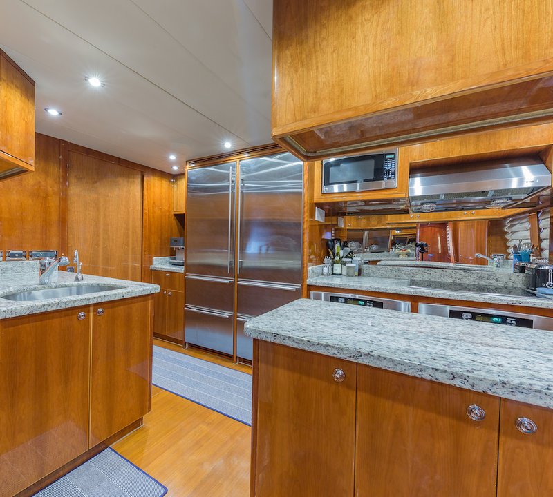 Galley Image Gallery - Fully Equipped Galley - Ship's Galley Aboard ...