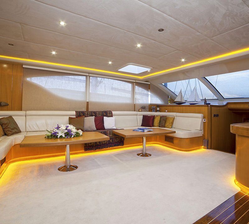 Salon Image Gallery - Salon - Motor Yacht O'PATI - Salon – Luxury Yacht ...