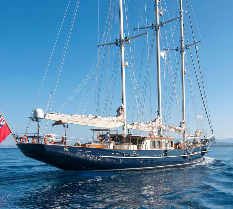 MALCOLM MILLER Yacht Charter Details, John Lewis & Sons | CHARTERWORLD ...