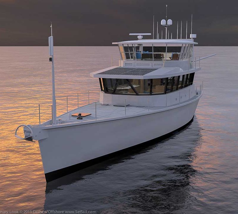 Yacht FPB 78 Hull #1, a Dashew Yacht built by Circa Marine ...