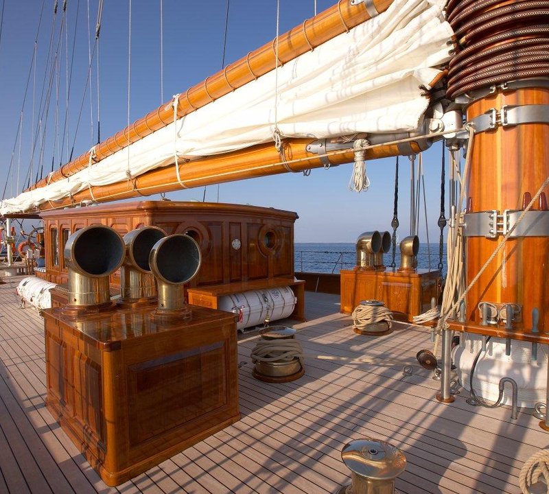 Classic Germania Nova Yacht Charter Details, Factoria Naval de Marin ...