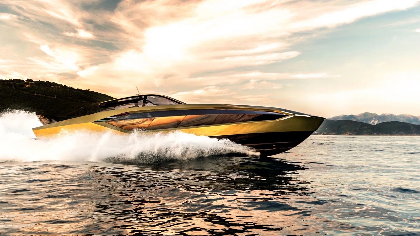 FAST ONE Yacht Charter Details, Tecnomar 63 for Lamborghini ...