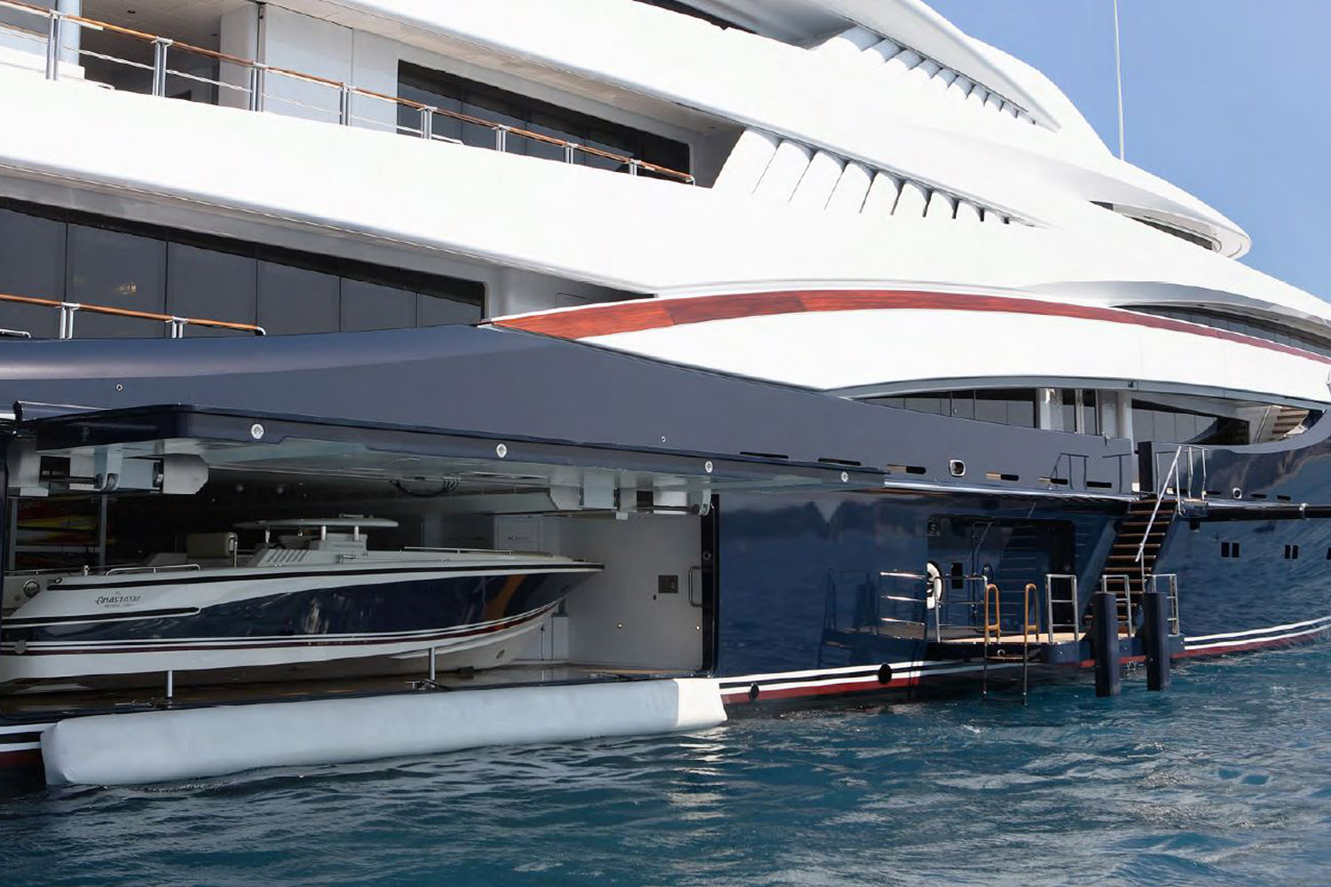 Sailing Yacht With Tender Garage at Alannah Macquarie blog