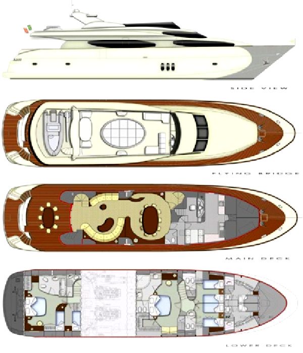 Layout Image Gallery - LADY VICTORIA Yacht - Layout - Layout Plans ...