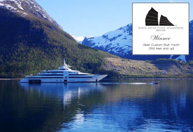 Yacht VIBRANT CURIOSITY: Best Custom Built Yacht (150 ft and up) – Asia ...