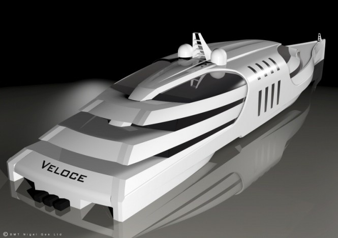 130m high-speed pentamaran yacht from BMT Nigel Gee — Yacht Charter ...