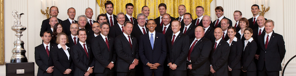 BMW ORACLE Racing team celebrated their historic America’s Cup win at ...