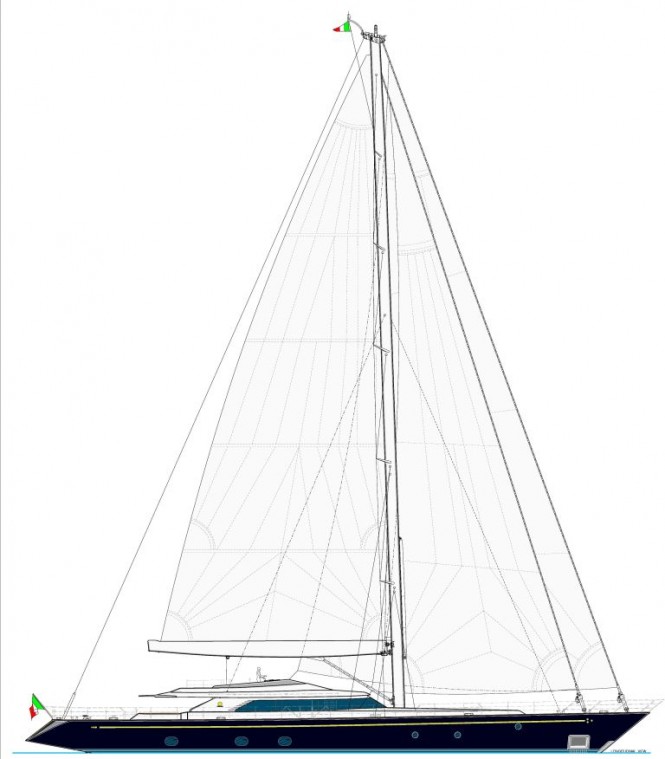 Perini Navi Group Sells 45m Steel Sailing Yacht as Designed by Ron ...