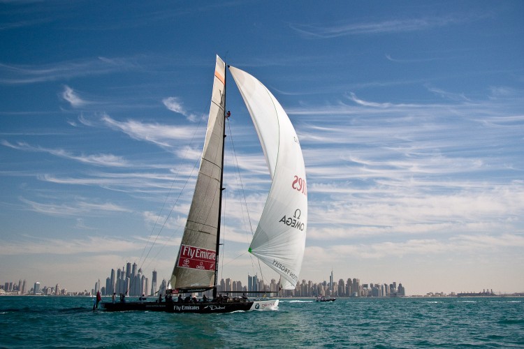 Race day 6 Emirates Team New Zealand © Bob Grieser ousideimages.com ...