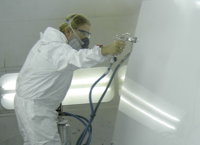 World-class paint skills are now available from Yacht Solutions ...