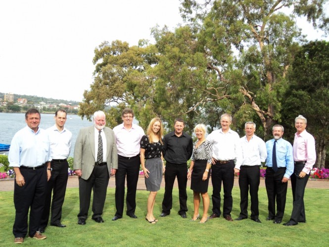 AIMEX Board Photo L-R Richard Chapman, Leigh Berwick, Brian Gagen ...