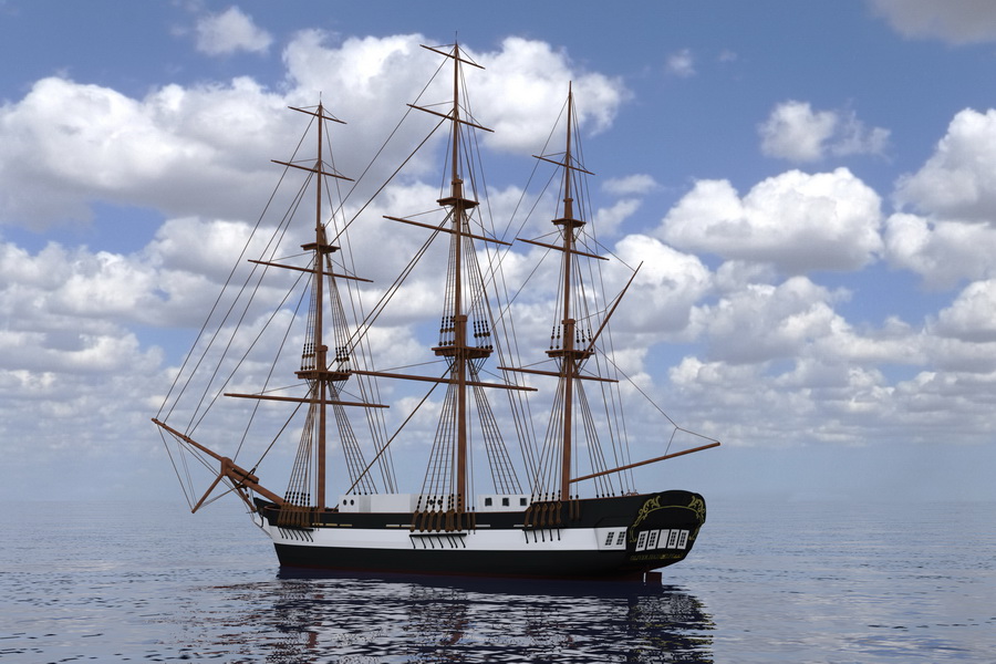 Rendering of Rhode Island’s Education at Sea school ship SSV Oliver ...