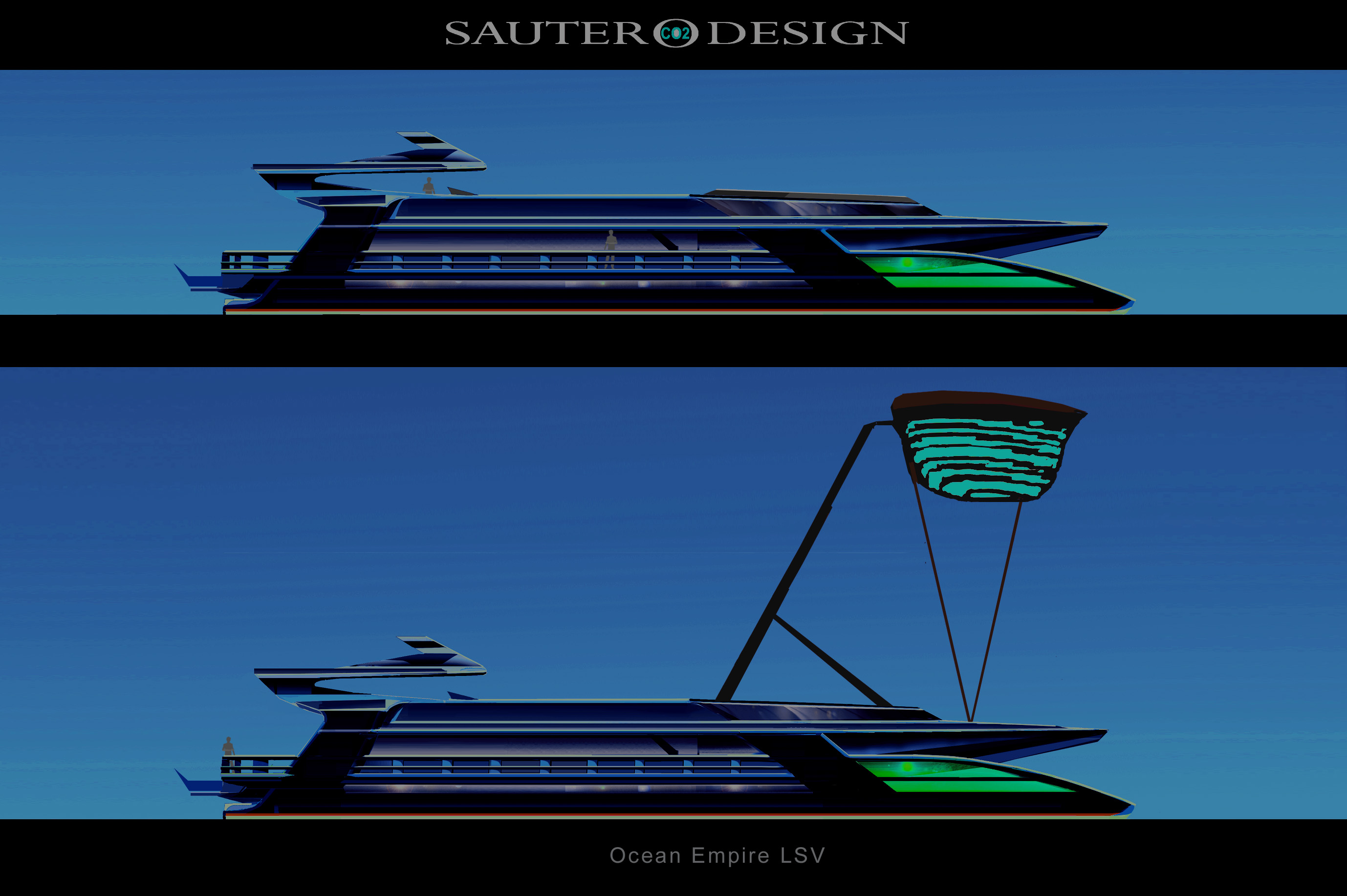 Ocean Empire LSV by Sauter Carbon Offset Design — Yacht Charter ...