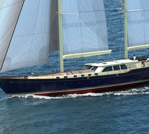 Sailing yacht Kestrel 106 by Ron Holland launched in Turkey undergoing ...
