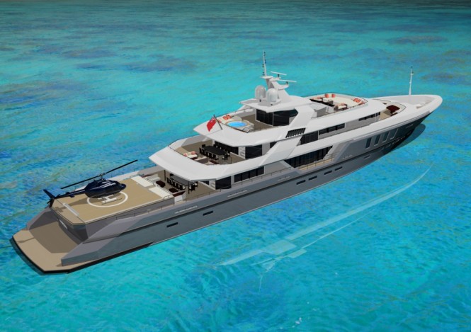 Ruea 75m Motor yacht – A Design Unlimited and BMT Nigel Gee Superyacht ...