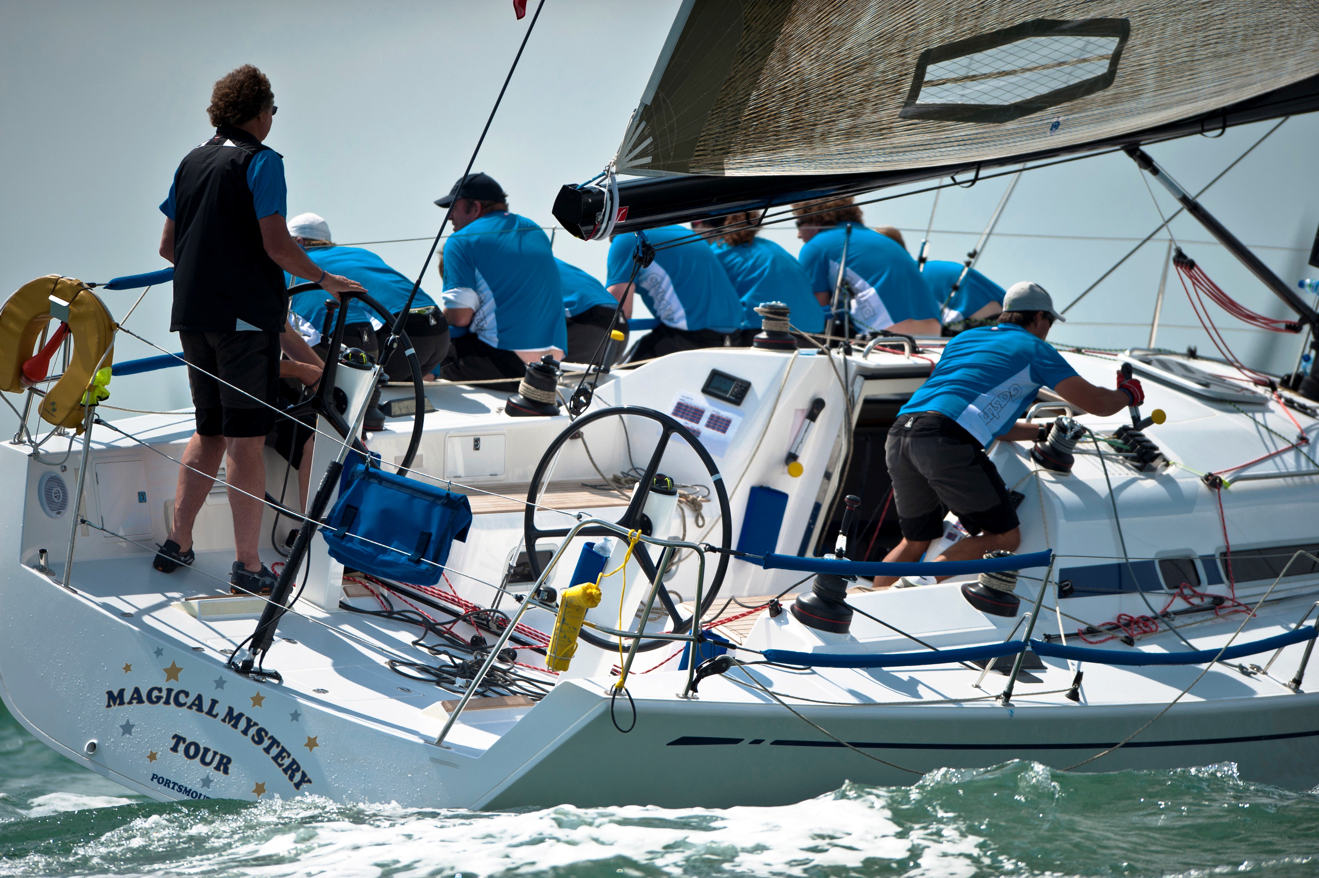 Swan Sailing yacht Magical Mystery Tour, winners of Class A racing ...