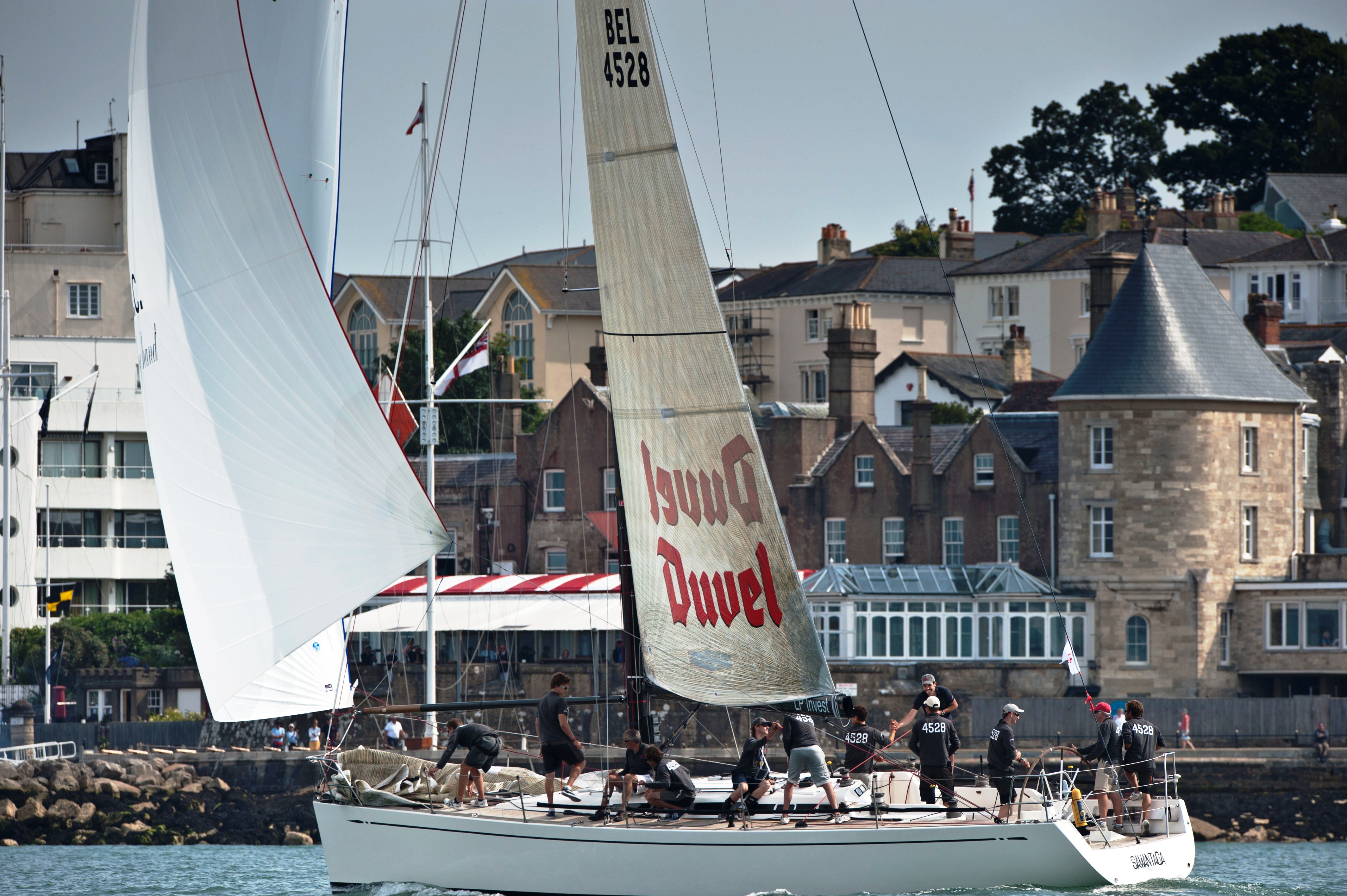 Sailing yacht Samantaga, Swan 45 takes first place off the Royal Yacht ...