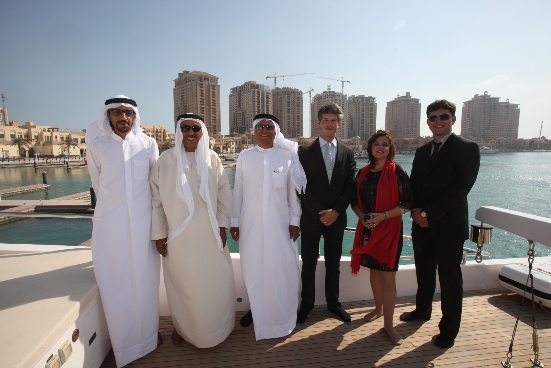 Gulf Craft’s Yachting Lifestyle Show in Qatar Hussain Alshaali, Mohamed ...