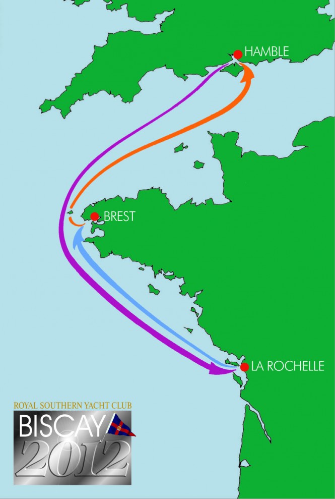 Biscay 2012 Course Map — Yacht Charter & Superyacht News