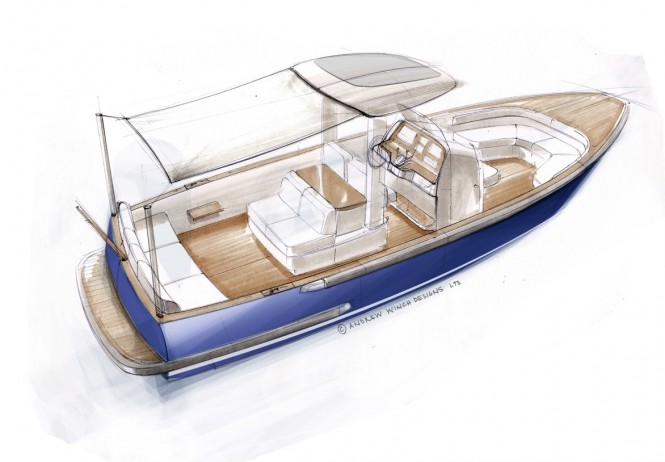 Hodgdon Open Yacht Tender by Andrew Winch Designs — Yacht Charter ...