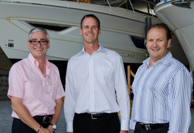 Left to Right - Stephen Milne Rodney Longhurst and Wes Moxey — Yacht ...