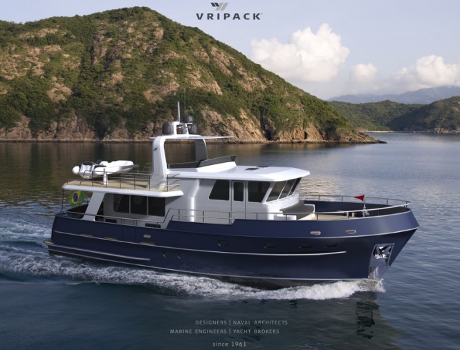 New 17m motor yacht Trawler 1700 designed by Vripack for a Brazilian ...