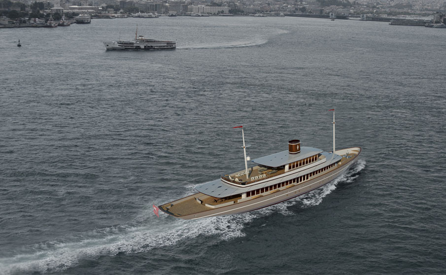 65m classic VIP tour boat/luxury yacht ISTANBUL designed by Baris Yurek ...