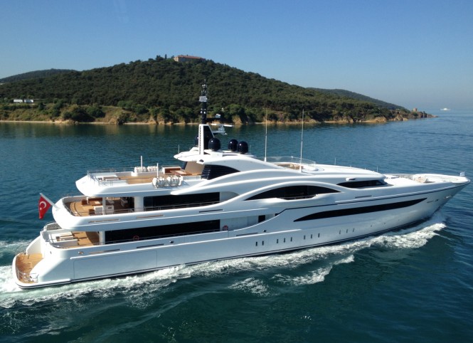Proteksan Turquoise superyacht Vicky (hull NB54) — Yacht Charter ...