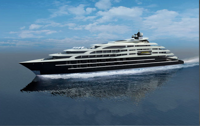 138m mega yacht Balaena concept by Newcruise — Yacht Charter ...