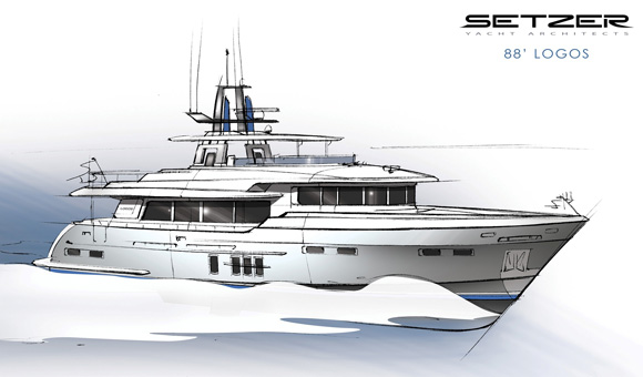 Luxury motor yacht Logos SD by Logos and Setzer Yacht Architects ...